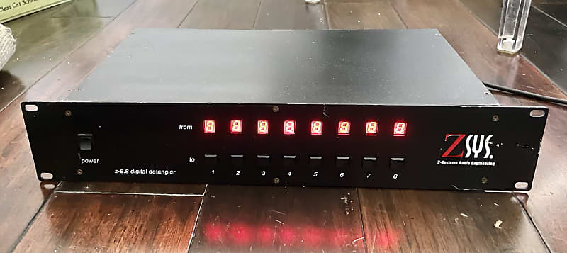 Z-systems z-8.8 digital audio router 1990s Black | Reverb
