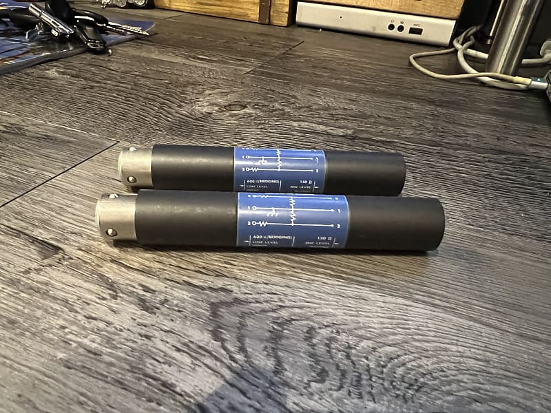 Shure A15LA Line to Mic Adapters - Pair (2) | Reverb