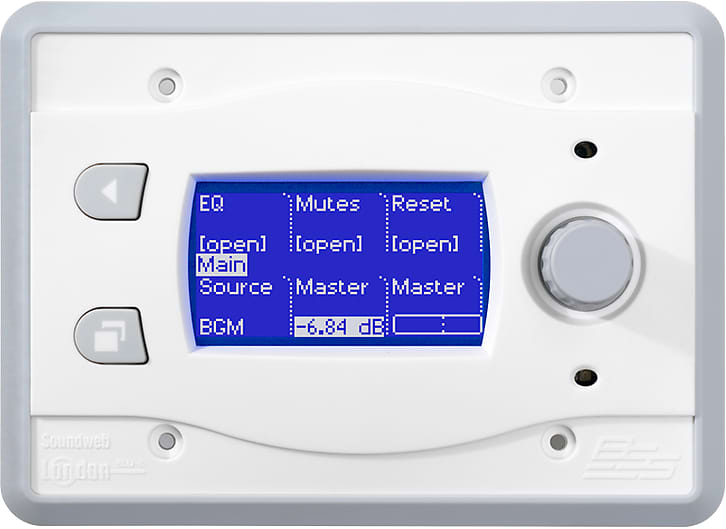 BSS BLU-10WHT Programmable Controller White for Soundweb 9010 | Reverb