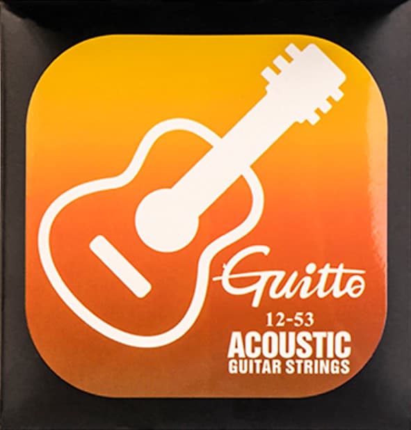 Acoustic Guitar String Set 12-53 Guitto GSA-012 | Reverb
