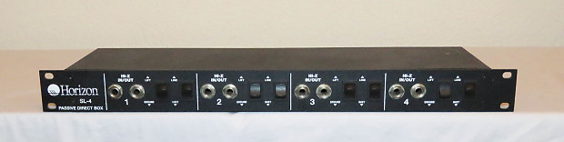 Horizon/Rapco SL-4 rack mount 4-Channel DI Direct Box | Reverb