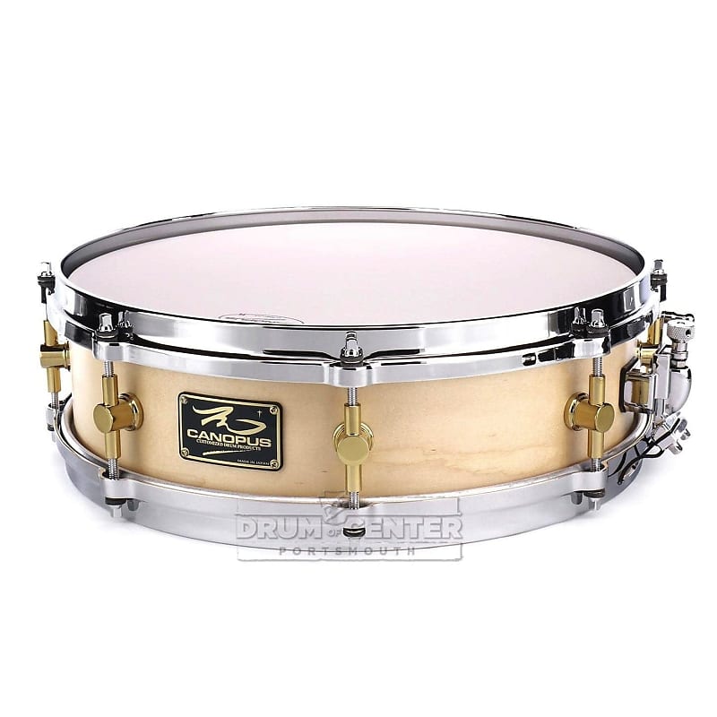 Canopus 'The Maple' Snare Drum 14x4 w/Cast Hoops Oil | Reverb
