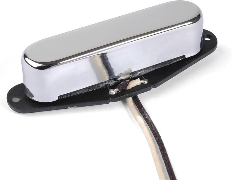 StewMac Pickup for Tele, Neck Position, Chrome Cover | Reverb