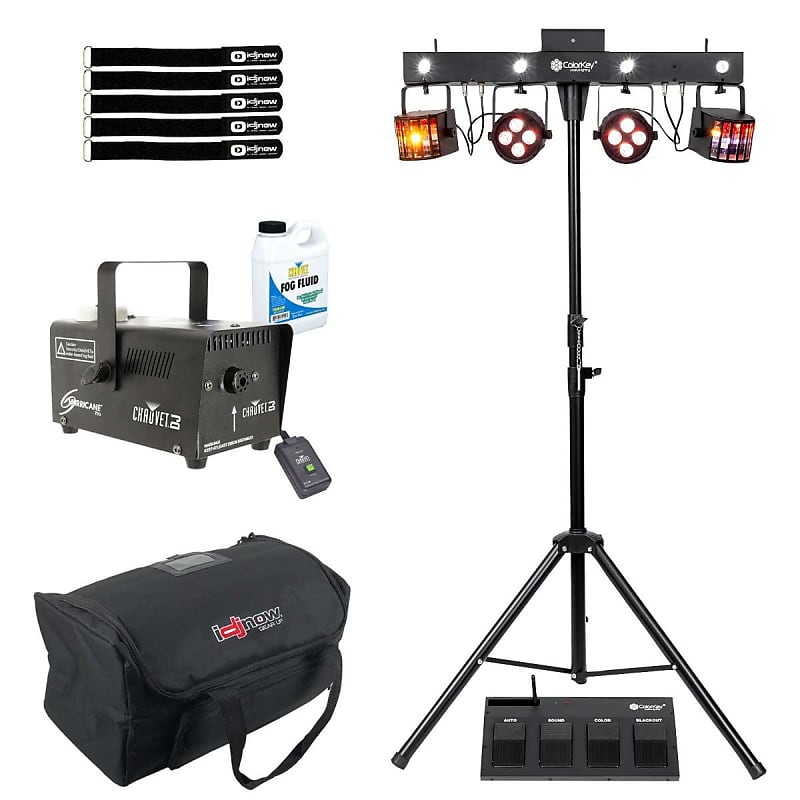 ColorKey CKU-3070 PartyBar Mobile 250 Lighting Pack with Fog | Reverb