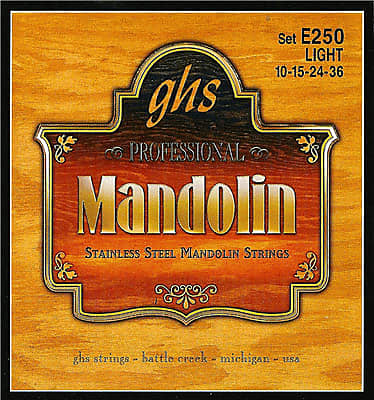 Ghs Stainless Steel Mandolin Light 10-36 | Reverb UK