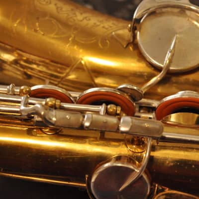 SAX ALTO KING SUPER 20 FULL PEARLS 1952 - ORO/ARGENTO | Reverb