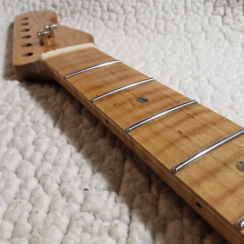 Special price on a Beautiful natural flame maple roasted | Reverb UK