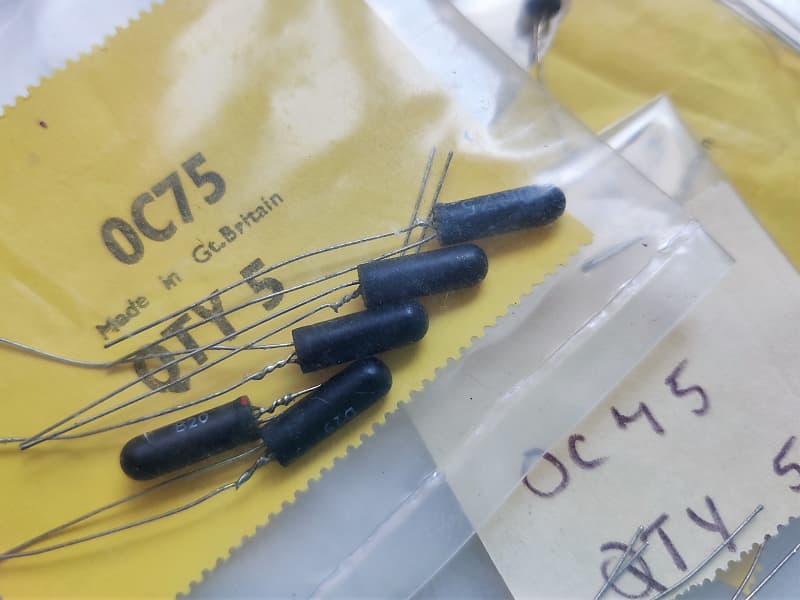 5x NOS Philips Mullard OC75 germanium diodes/transistors | Reverb