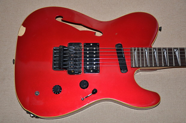 Fender HMT Thinline Telecaster with Floyd Rose MIJ | Reverb