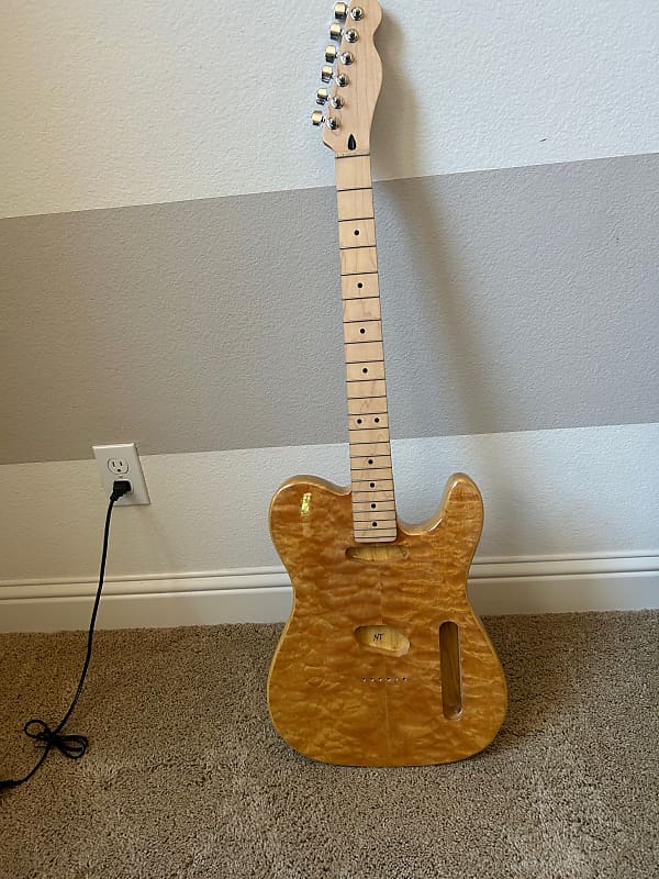 Telecaster Maple Flame / Quilted Top Guitar Project Comes | Reverb