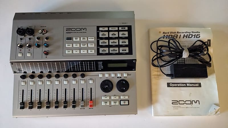Zoom HD8 Hard Disk Recording Studio mid 2000's - Silver | Reverb