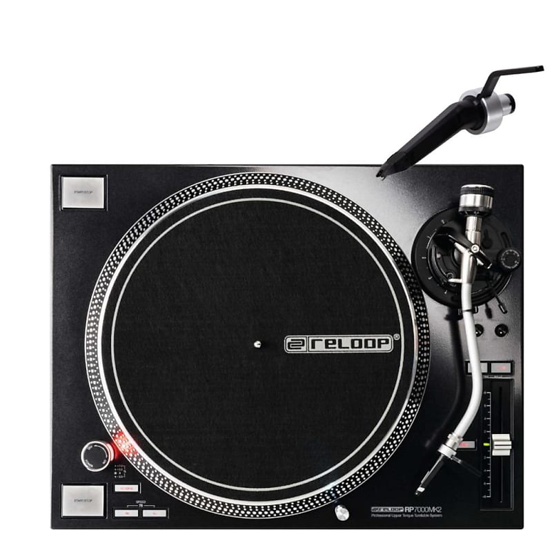 Reloop RP-7000mk2 Direct Drive Turntable w/ Concorde Black | Reverb
