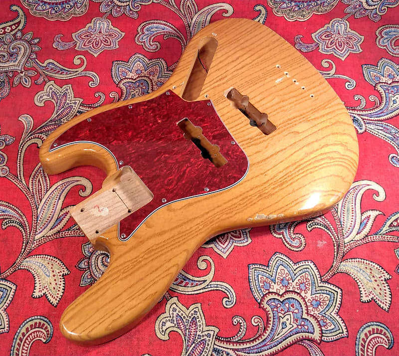 UNBRANDED ASH JAZZ BASS BODY - NATURAL FINISH - FITS FENDER | Reverb