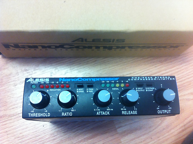 Alesis NanoCompressor 1/3 rack width module in box | Reverb