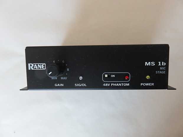 Rane MS1b Microphone Preamp w/ Rane RS1 Power Supply | Reverb