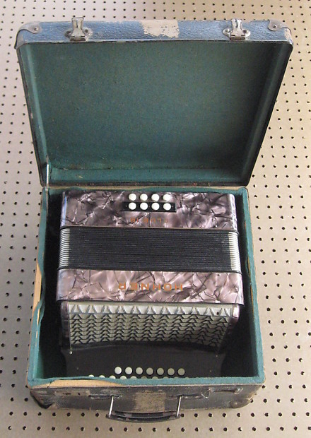 Hohner Club 1B Accordion 1930s/40s Pink Pearl | Reverb