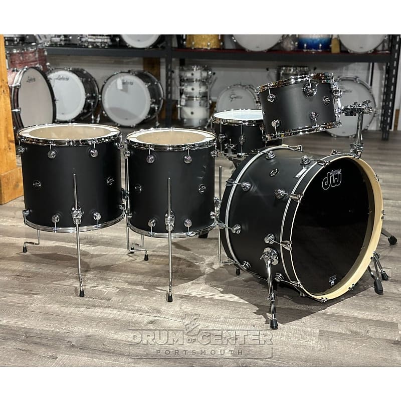 DW Performance 5pc Drum Set 24/13/16/18/14 Hard Satin | Reverb