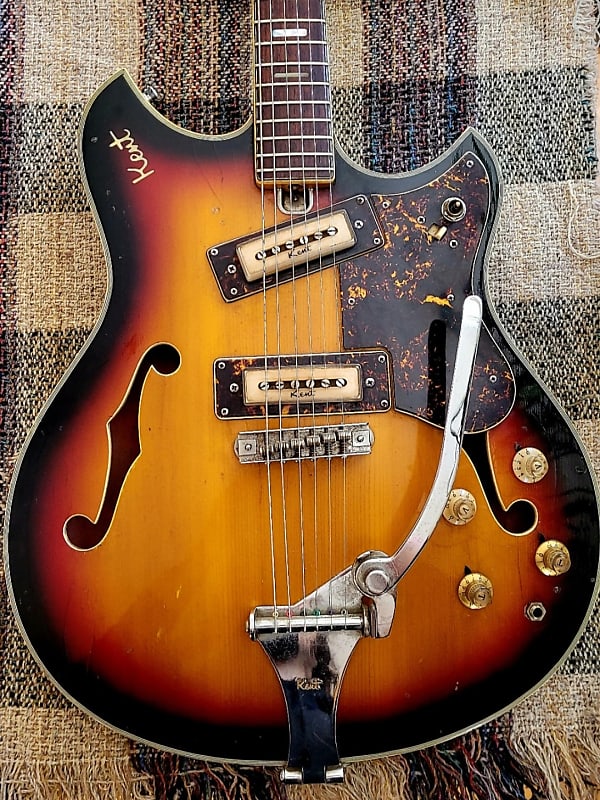 1966 Kent Model 820 Sunburst - All Original | Reverb Canada