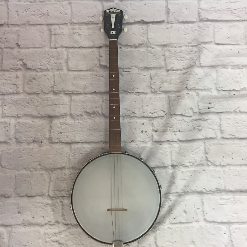 Vintage 1960s Kay Open Back 4 String Banjo | Reverb