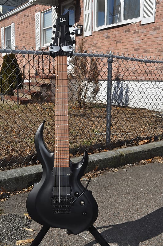 ESP LTD FRX 407 FR 2019 Satin Black | Reverb