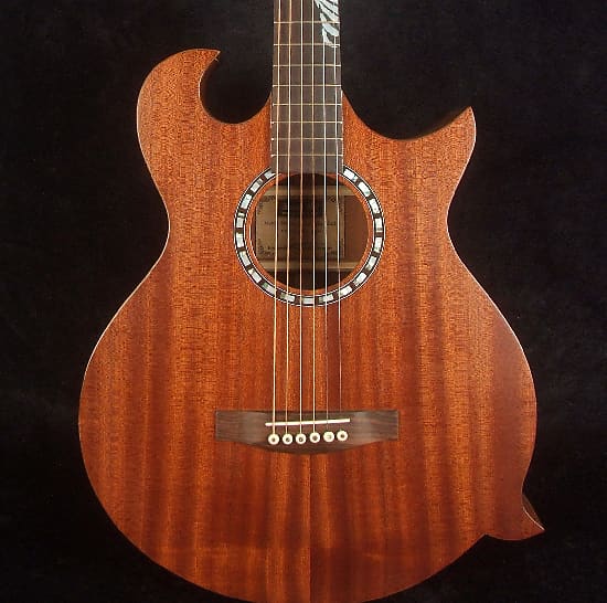 Handmade F4 Guitar, Solid Mahogany, Mop TIGER Inlay, | Reverb