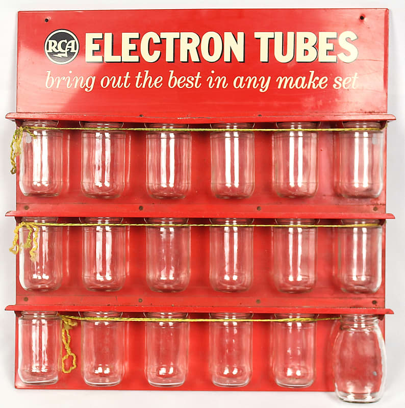 RCA Electron Tubes Original Parts Display Sign | Reverb