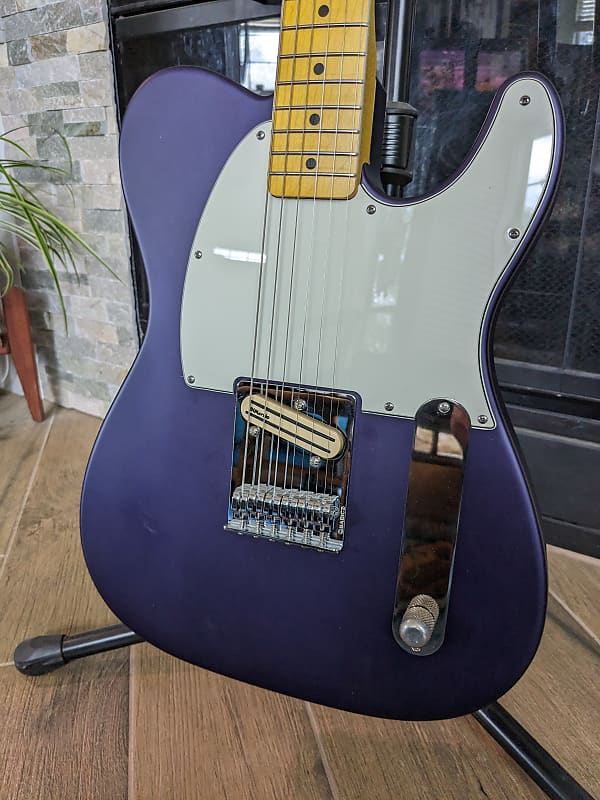Warmoth Esquire 2020s - Matte Purple | Reverb