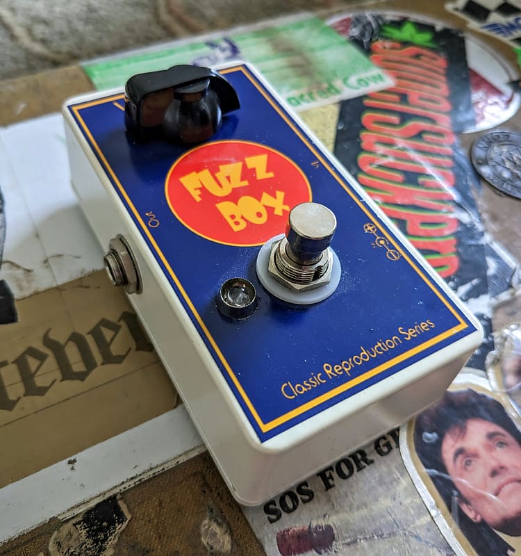 Vick Audio Fuzz Box 1990's Blue Top | Reverb