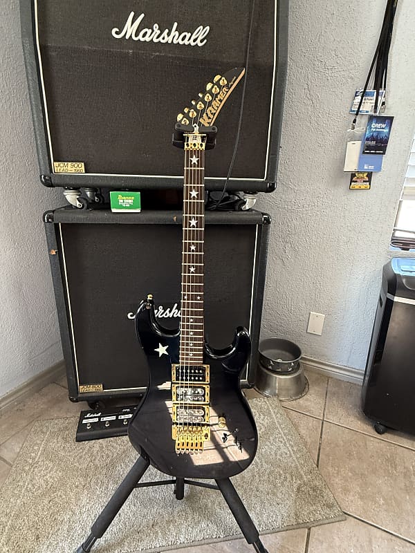 Kramer Richie Sambora Jersey Star 1987 - Black | Reverb