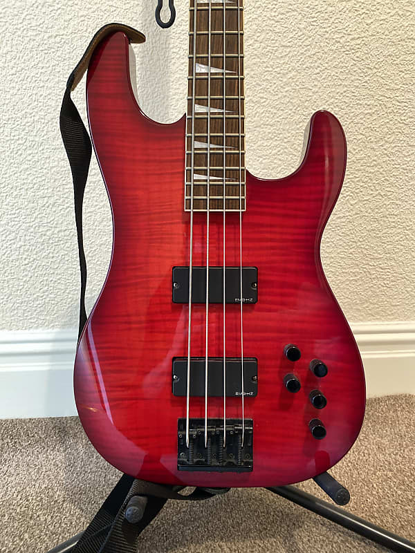 Jackson CMG Concert Bass 2003 - 2008 - Transparent Red | Reverb UK