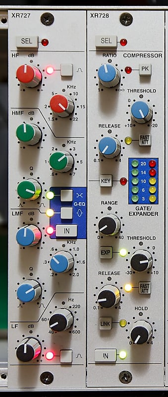 SSL Solid State Logic [1] XR727-stereo EQ + [1] xr728 stereo | Reverb