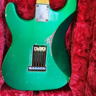 '62 Wildwood Alder Reliced NITRO Green Strat U.S.A. Custom | Reverb