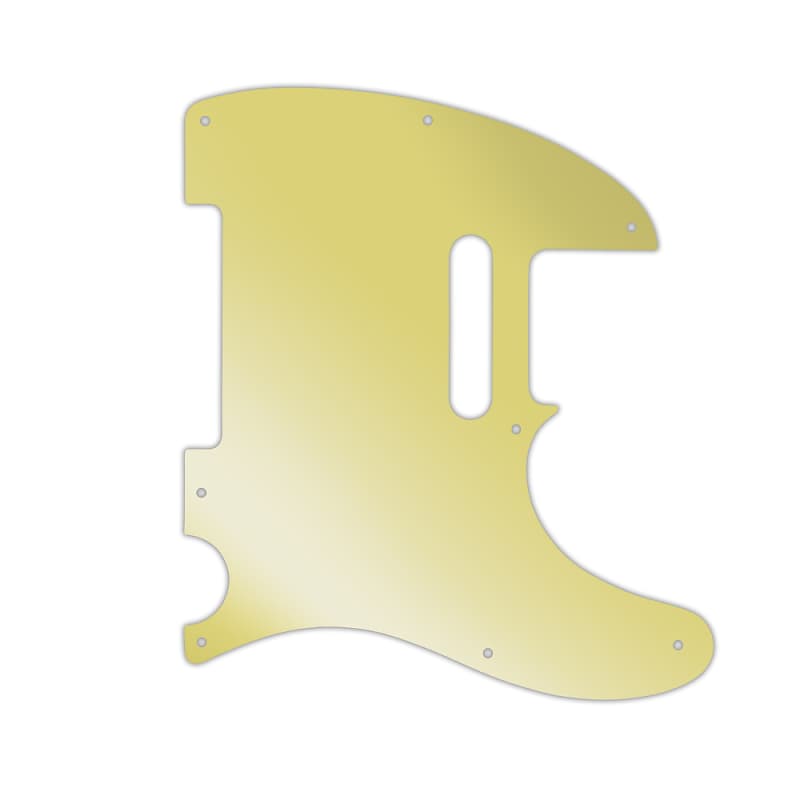 WD Pickguard For Fender Tele, 8 Holes - GOLD MIRROR | Reverb