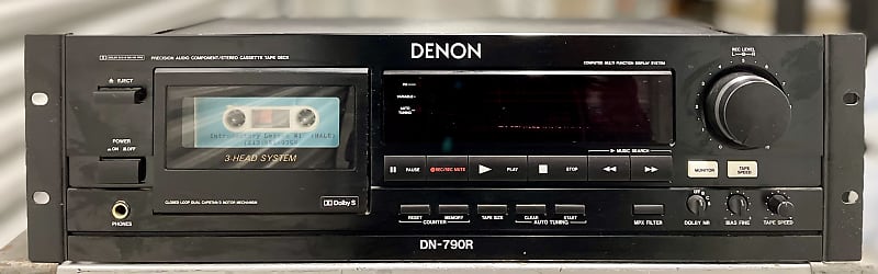 DENON DN-790R Pro Cassette Recorder (2002) - Black | Reverb