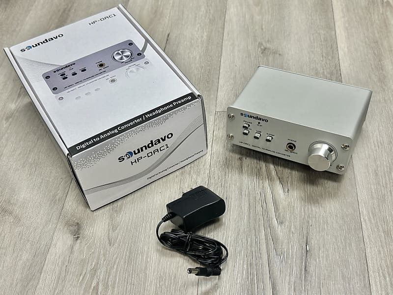 Soundavo HP-DAC1 DAC/Headphone Preamp, support RCA, USB and | Reverb