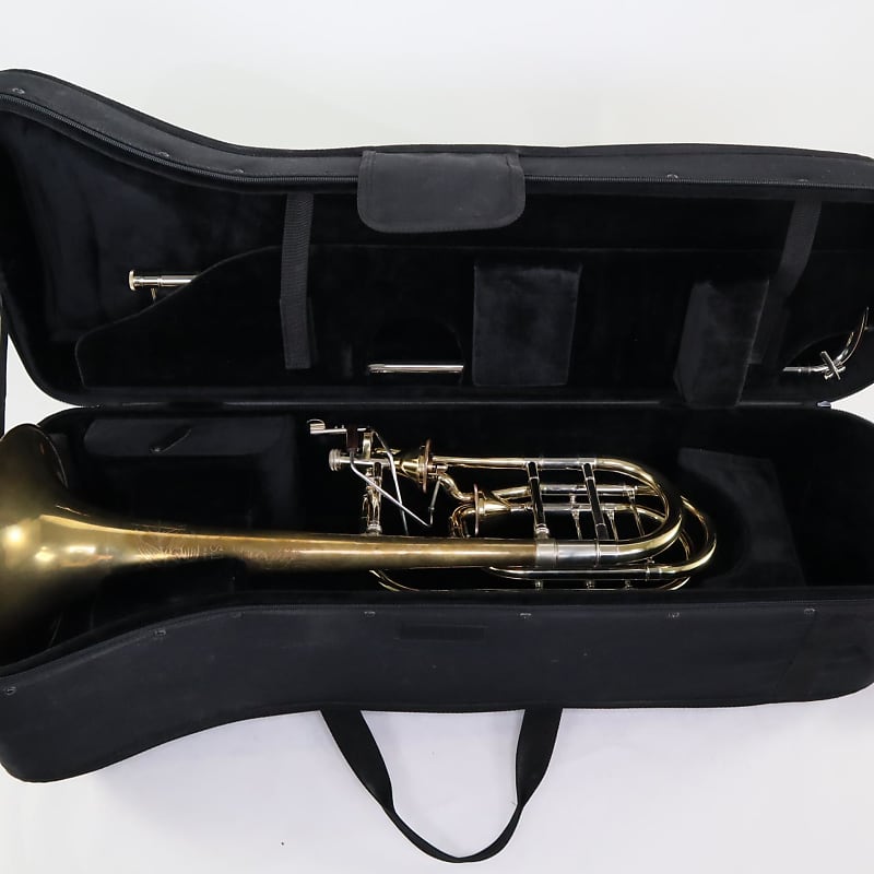S.E. Shires Bass Trombone Dual Dependent Thayer Valves SN | Reverb