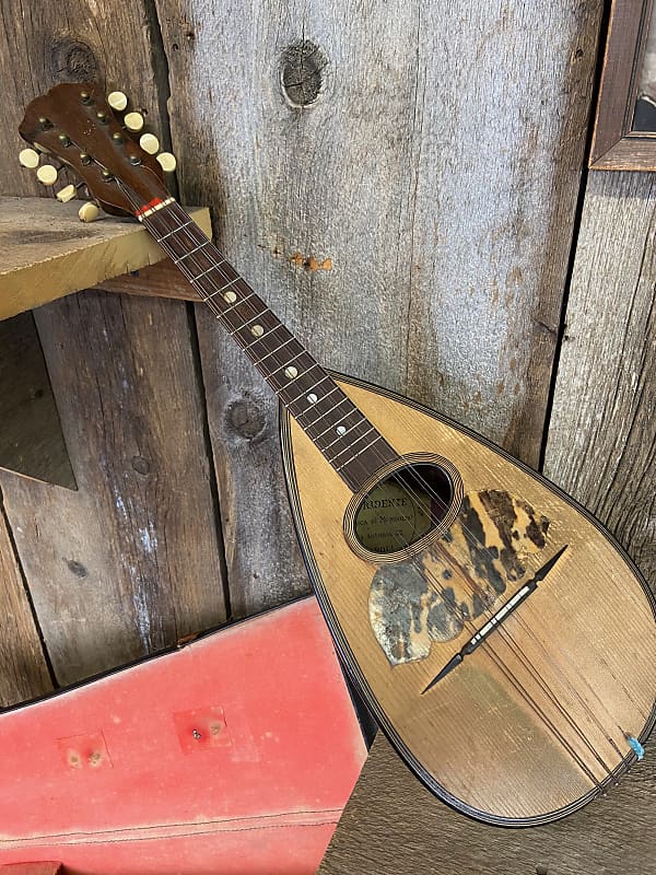 Stridente Bowl Back Mandolin early 1900's Natural | Reverb Canada
