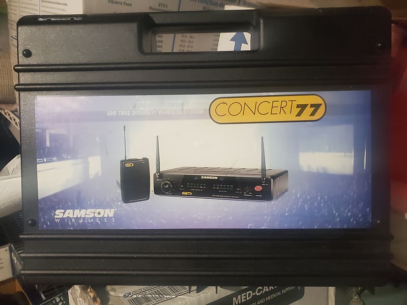 Samson Concert 77 Head Set & Stage 55 True Diversity Lavalier | Reverb