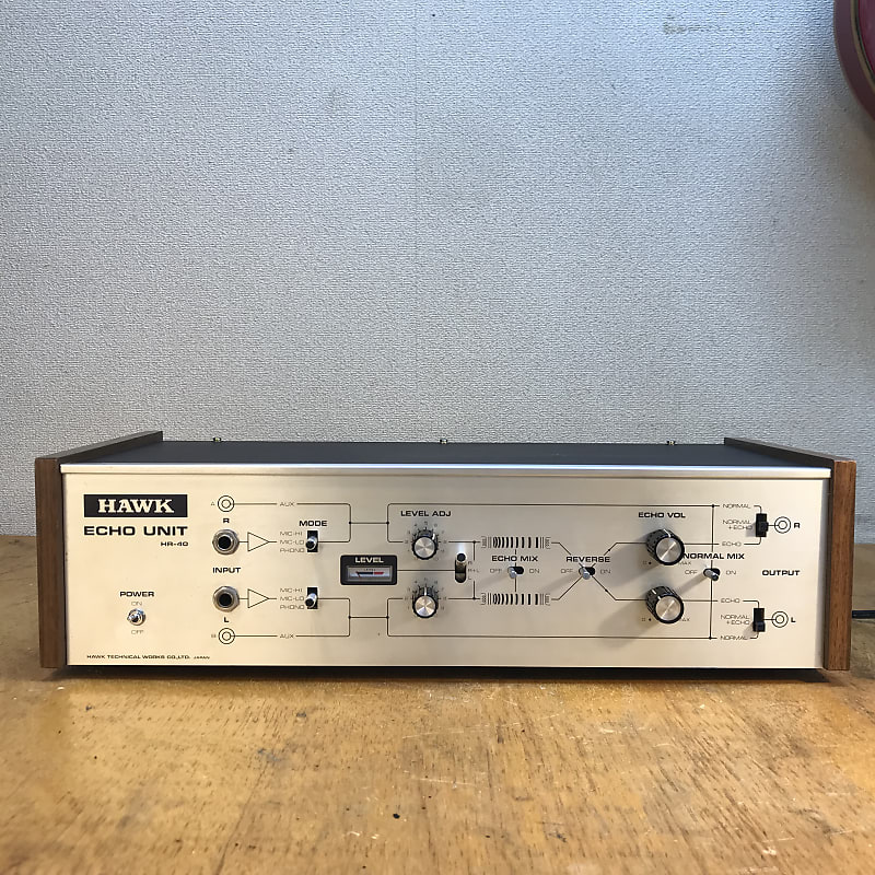 Beautiful 1974 Hawk HR-40 Dual -dual spring reverb unit with | Reverb