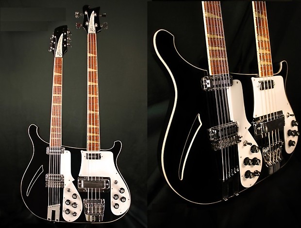Rickenbacker Mike Rutherford replica 2012 jetglo | Reverb