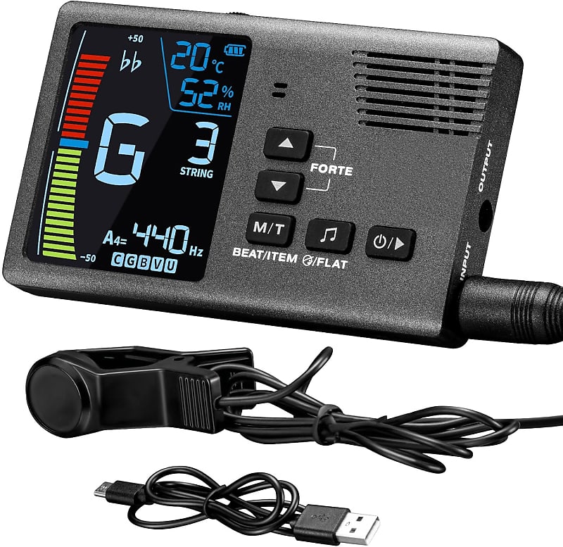 5 in 1 Rechargeable Digital Metronome Tuner Tone Generator | Reverb