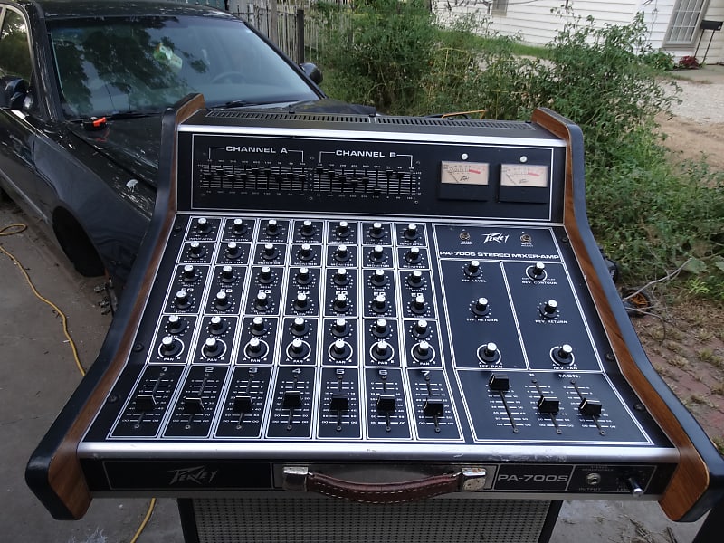 Vintage Peavey PA-700S Stereo Mixer Amp Tested and Working | Reverb