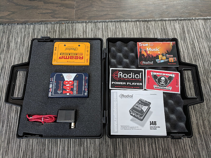 Radial X-AMP Active Re-Amplifier Bundle, With J48, X-Amp, | Reverb
