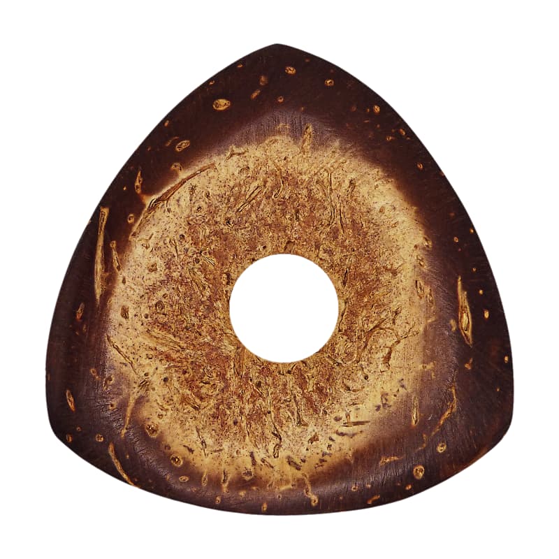 Coconut Palm Shell Guitar Or Bass Pick - 4.0 mm Ultra Heavy | Reverb