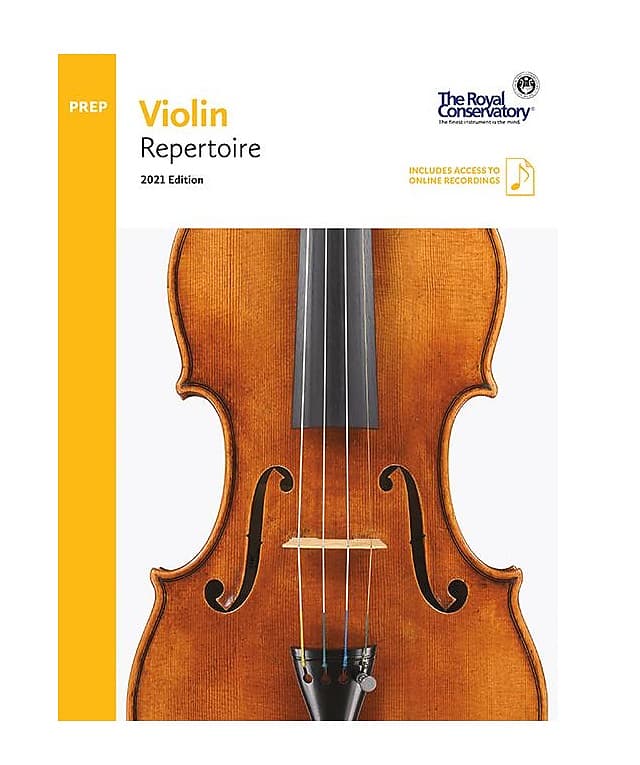 RCM 2021 Edition Violin Repertoire Preparatory VLR00 | Reverb