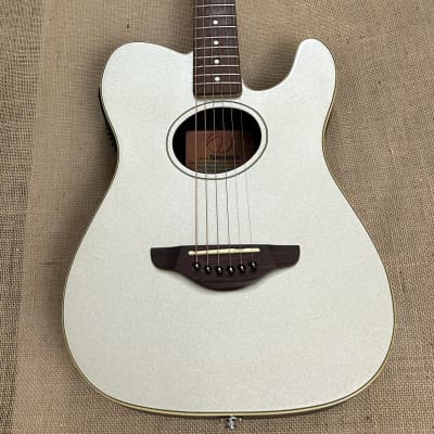 Fender Telecoustic - Silver | Reverb
