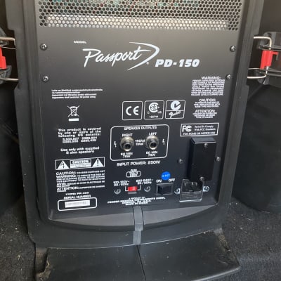 Fender Passport PD-150 PA system Black | Reverb