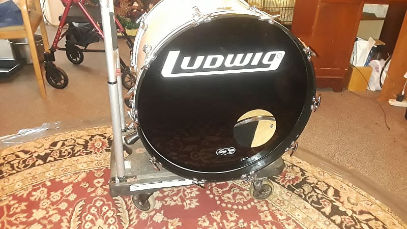 Ludwig Classic Maple Kick Drum 2015 White Cortex / Clear | Reverb