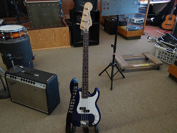 Fender Precision Bass Blue | Reverb