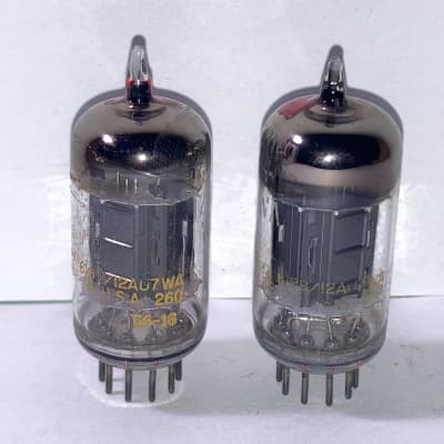 Philips Miniwatt Holland 12AU7 ECC82 Gf8 year 1965,matched | Reverb